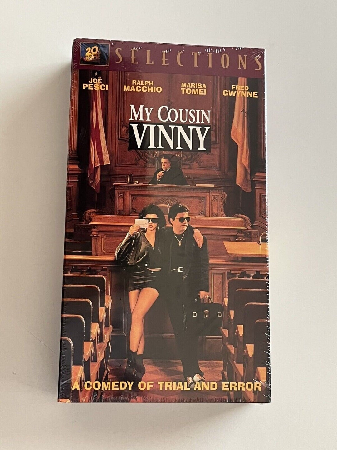 1992 My Cousin Vinny VHS Tape Factory SEALED Watermark Hi-fi Stereo ...