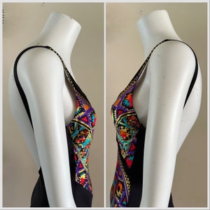 1980s Catalina Swimsuit One Piece Bathing Suit Aztec Swim Resort Surf ...