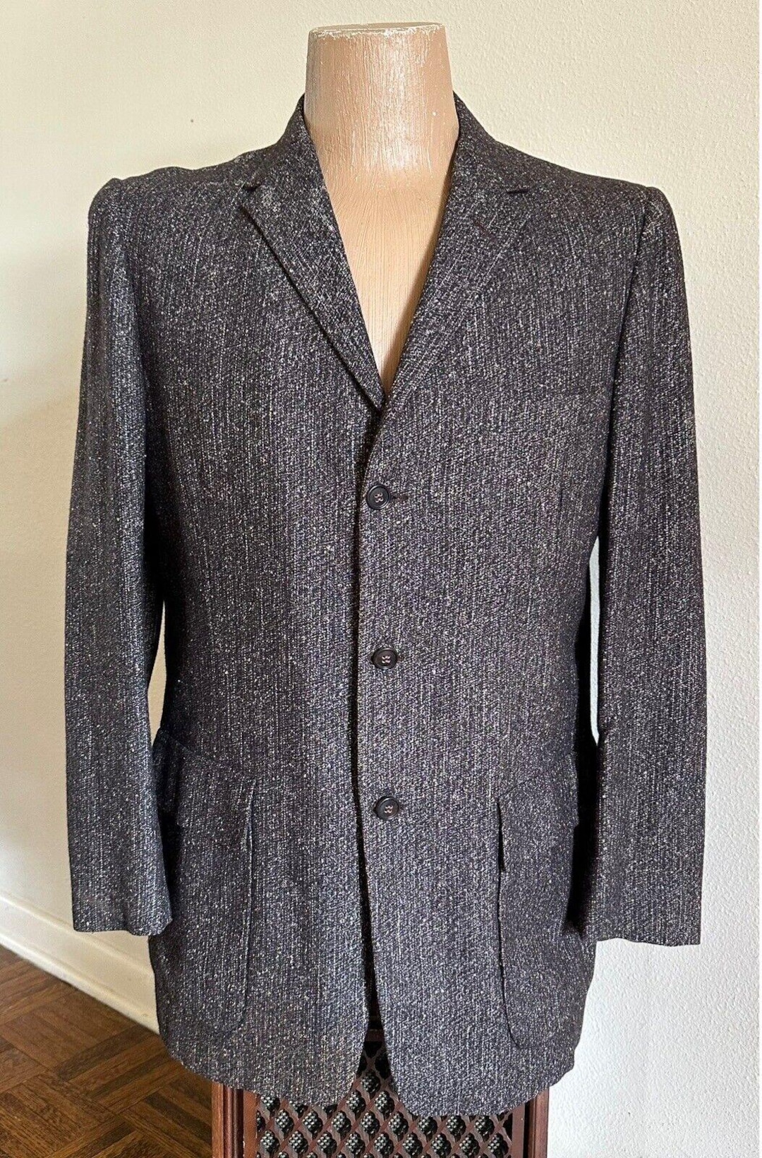 1950s PENNEYS GENTRY Atomic Fleck Sz 42 Sport Coat Jacket Rockabilly ...