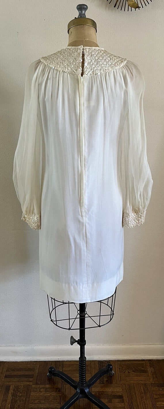 1960s PIXIE of California Sue Webb Mod Sheer Sleeve S… - Gem