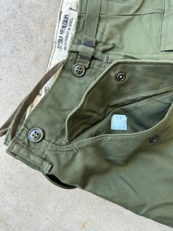 NOS 1950s US Army M-1951 OG 107 Field Trousers * Medi… - Gem