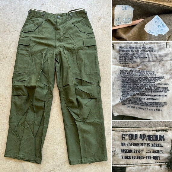 NOS 1950s US Army M-1951 OG 107 Field Trousers * Medi… - Gem