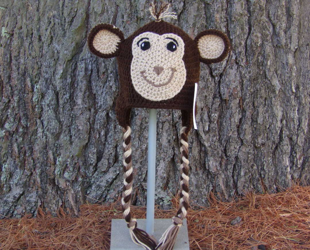 Monkey Hat - Etsy