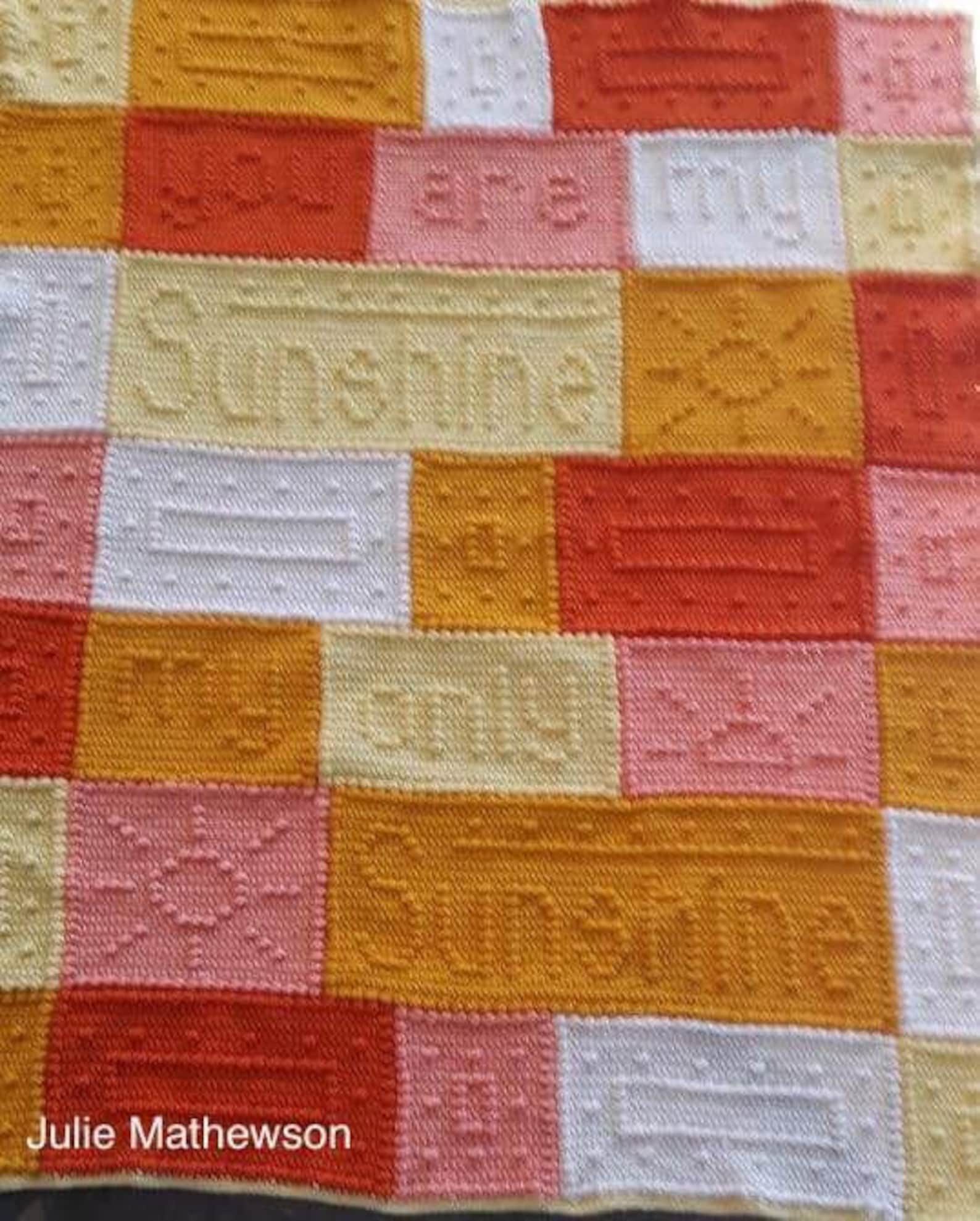 SUNSHINE Pattern for Crocheted Blanket - Etsy