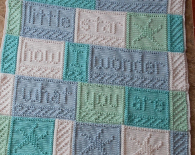 BRAVE Pattern for Crocheted Blanket - Etsy Canada