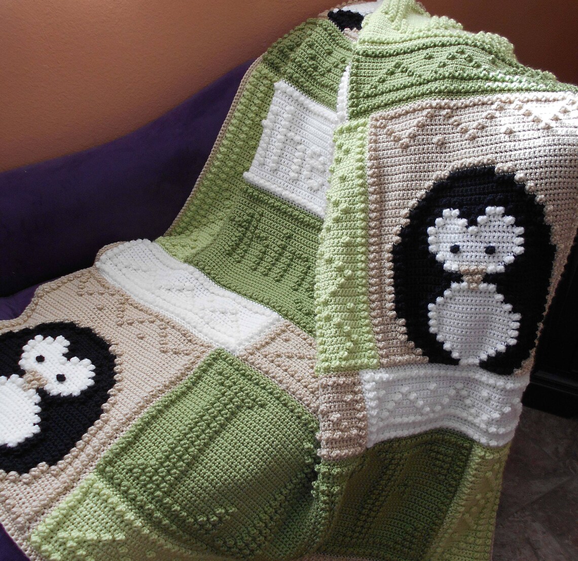 ENJOY Pattern for Crocheted Blanket - Etsy