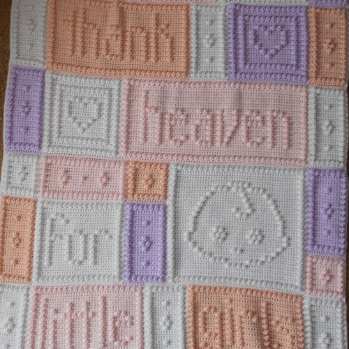 HEAVEN Pattern for Crocheted Blanket - Etsy