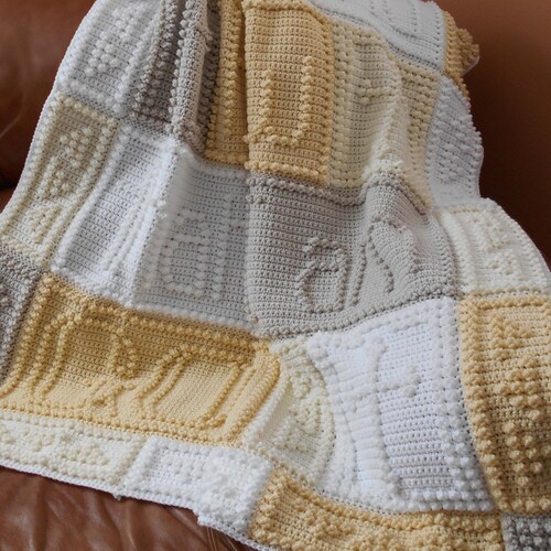 SNOW DAY Pattern for Crocheted Blanket | Etsy