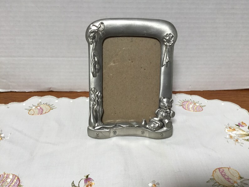 Vintage Seagull Pewter Photo Frame: Rabbit, Teddy Bear, Christmas Decor ...