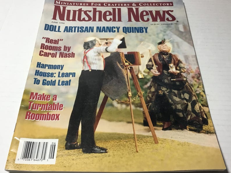 Vintage Nutshell News Magazines Lot of 5. Miniatures for Crafters. - Etsy