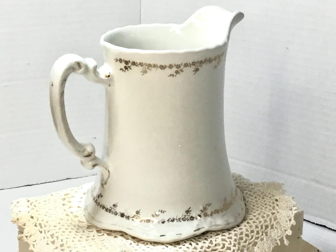 Rare Homer Laughlin Antique Milk Pitcher Hudson China - Etsy