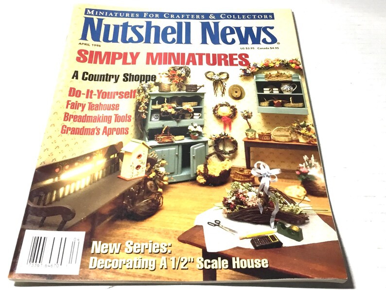 Vintage Nutshell News Magazines Lot of 5. Miniatures for Crafters. - Etsy
