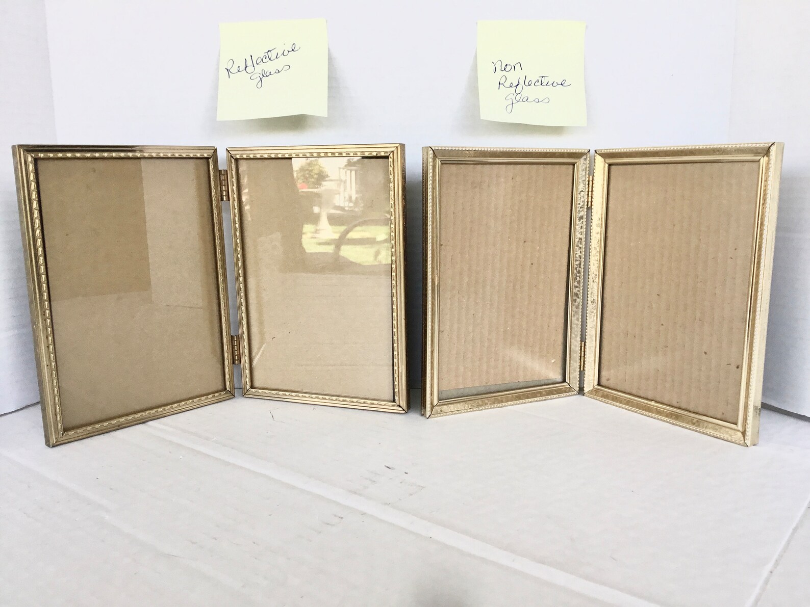 Vintage Bi-fold Photo/picture Frames Hinged Frames Embossed - Etsy