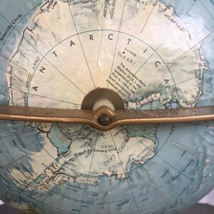 Vintage REPLOGLE Double Axis Land and Sea Globe Home/office Decor ...