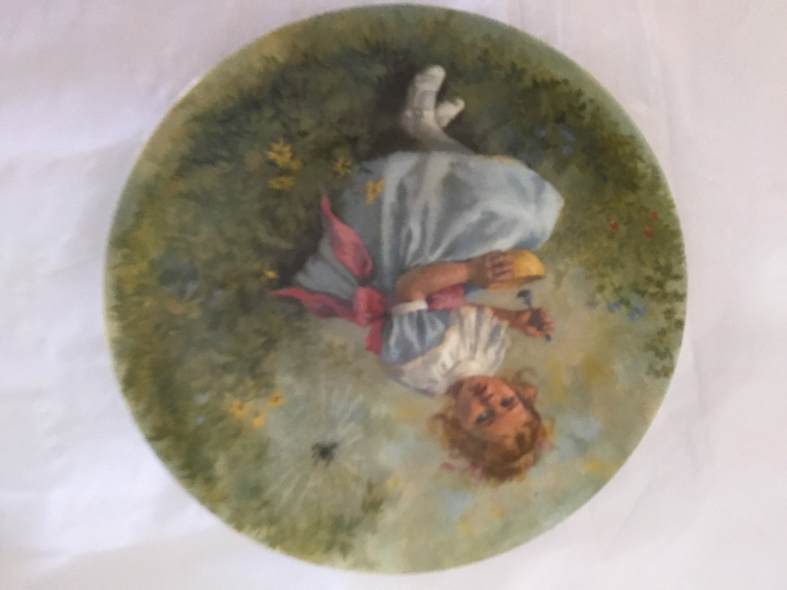 Little Miss Muffet Vintage Collectible Plate John Mcclelland Artist - Etsy