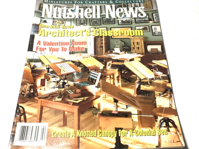 Vintage Nutshell News Magazines Lot of 5. Miniatures for Crafters. - Etsy