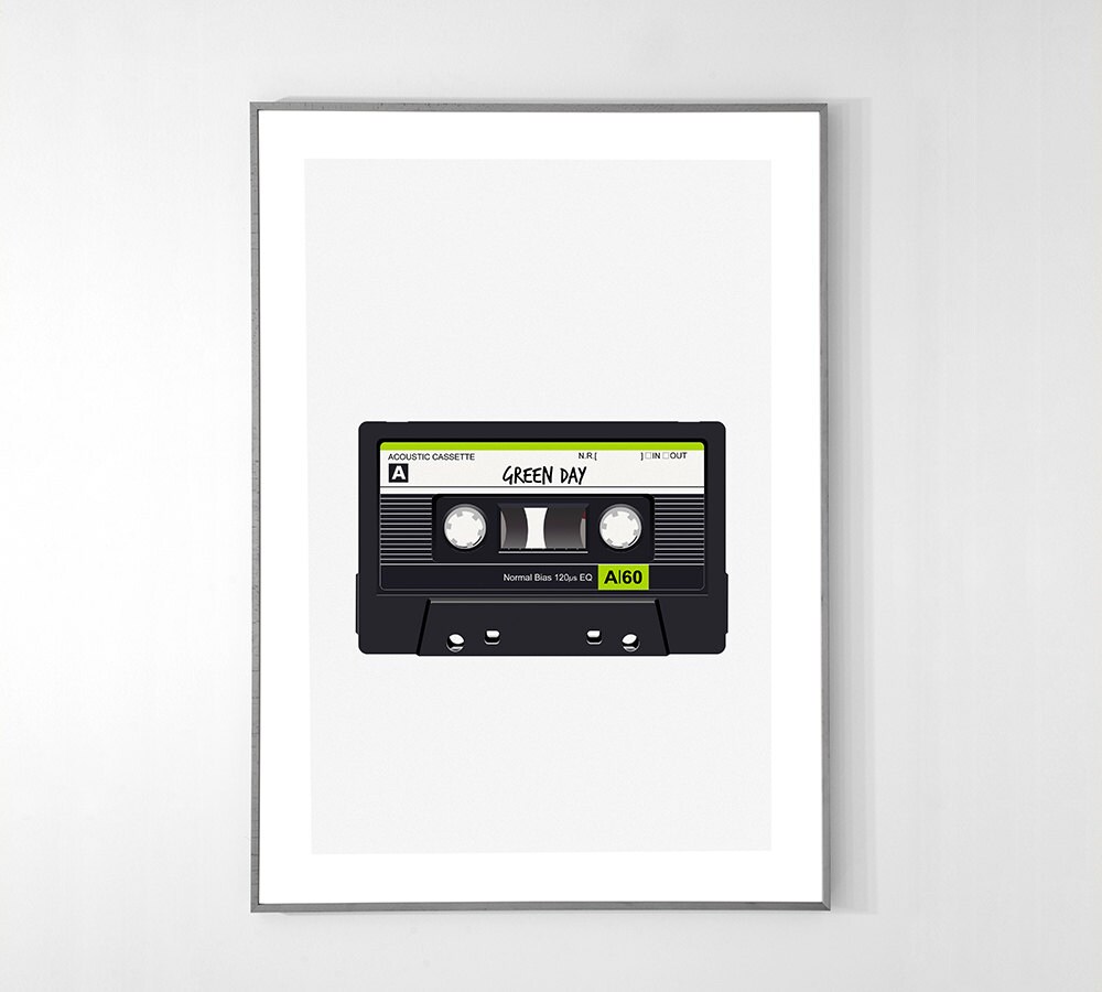 Personalized Cassete Tape Poster 19x13 Inches Original - Etsy