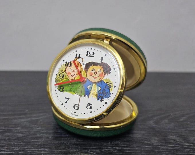 Rare Max & Moritz Travel Alarm Clock From Europe 70s - Etsy