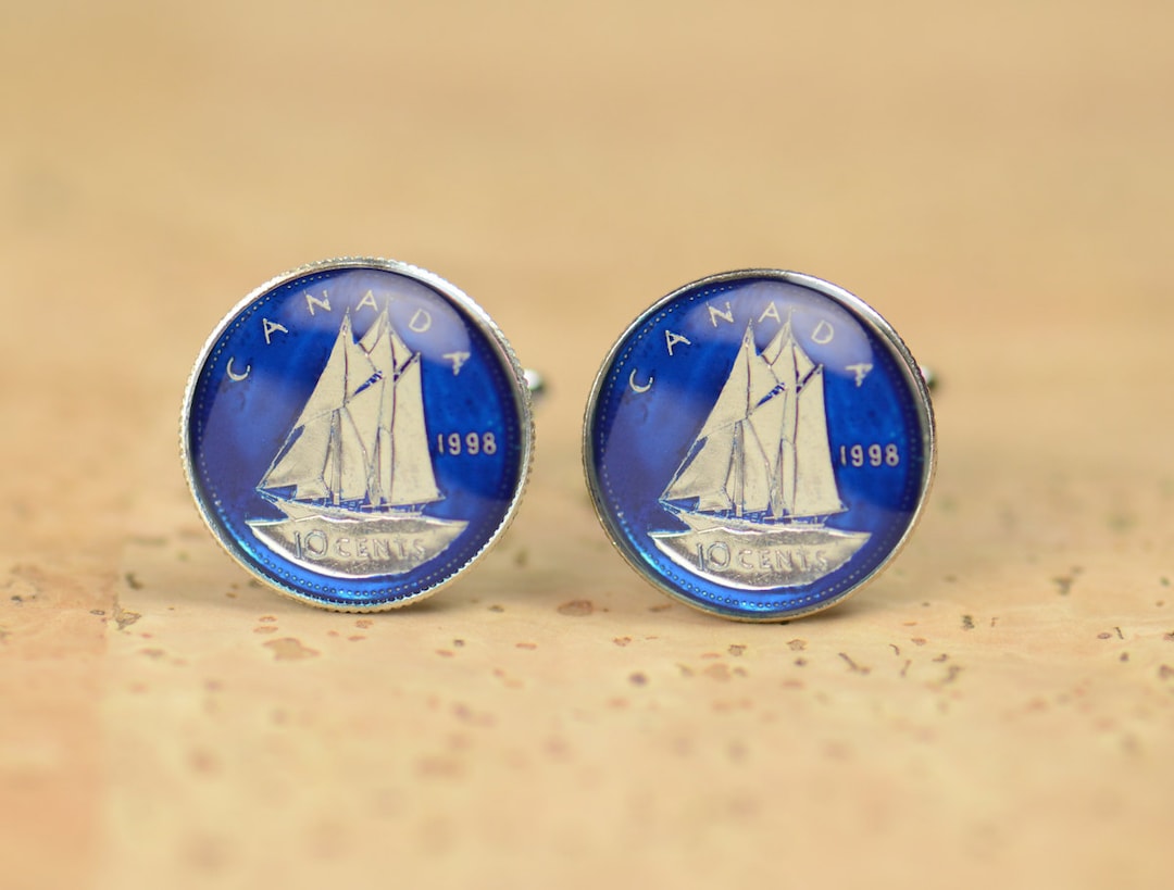 Cufflinks Coin Canada.cuff Links Gift Mens Accessories Jewelry Coin ...