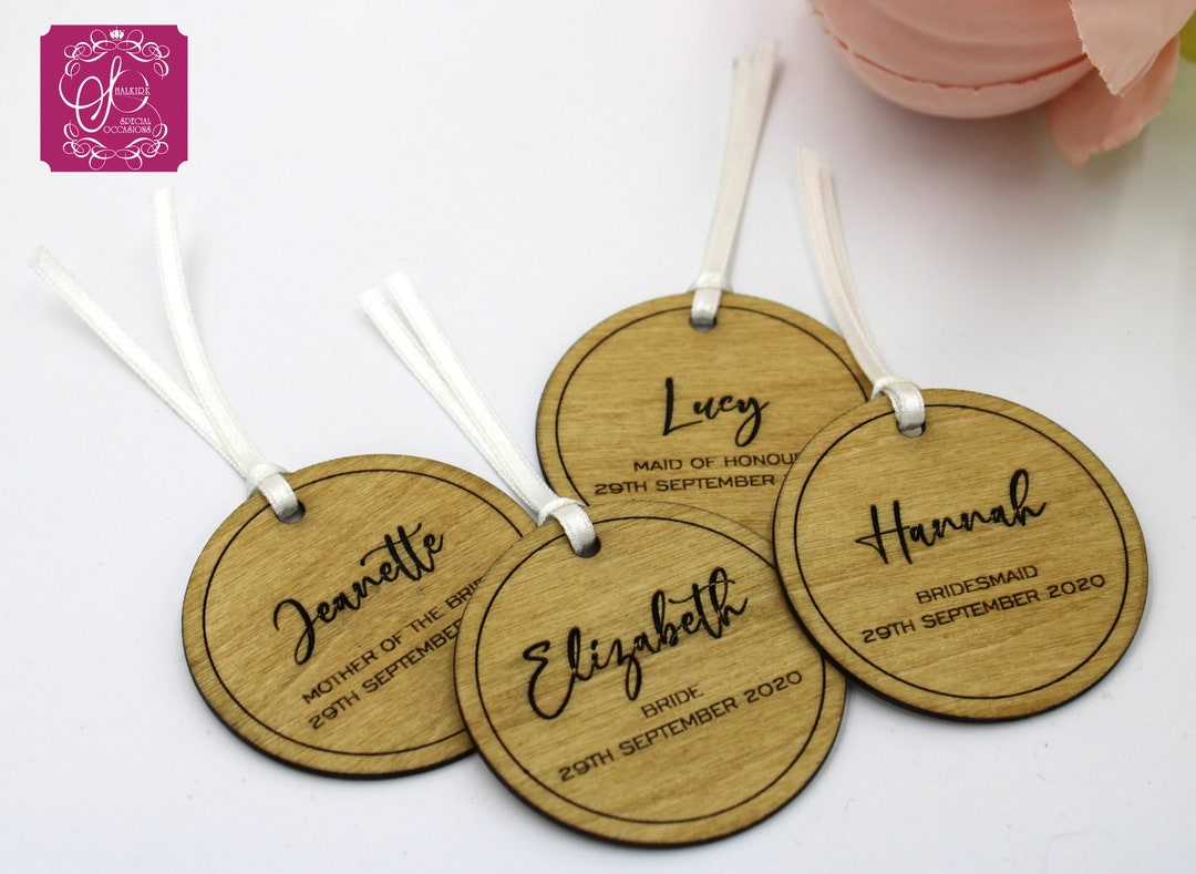 Personalised Wedding Coat Hanger Tag - Etsy UK