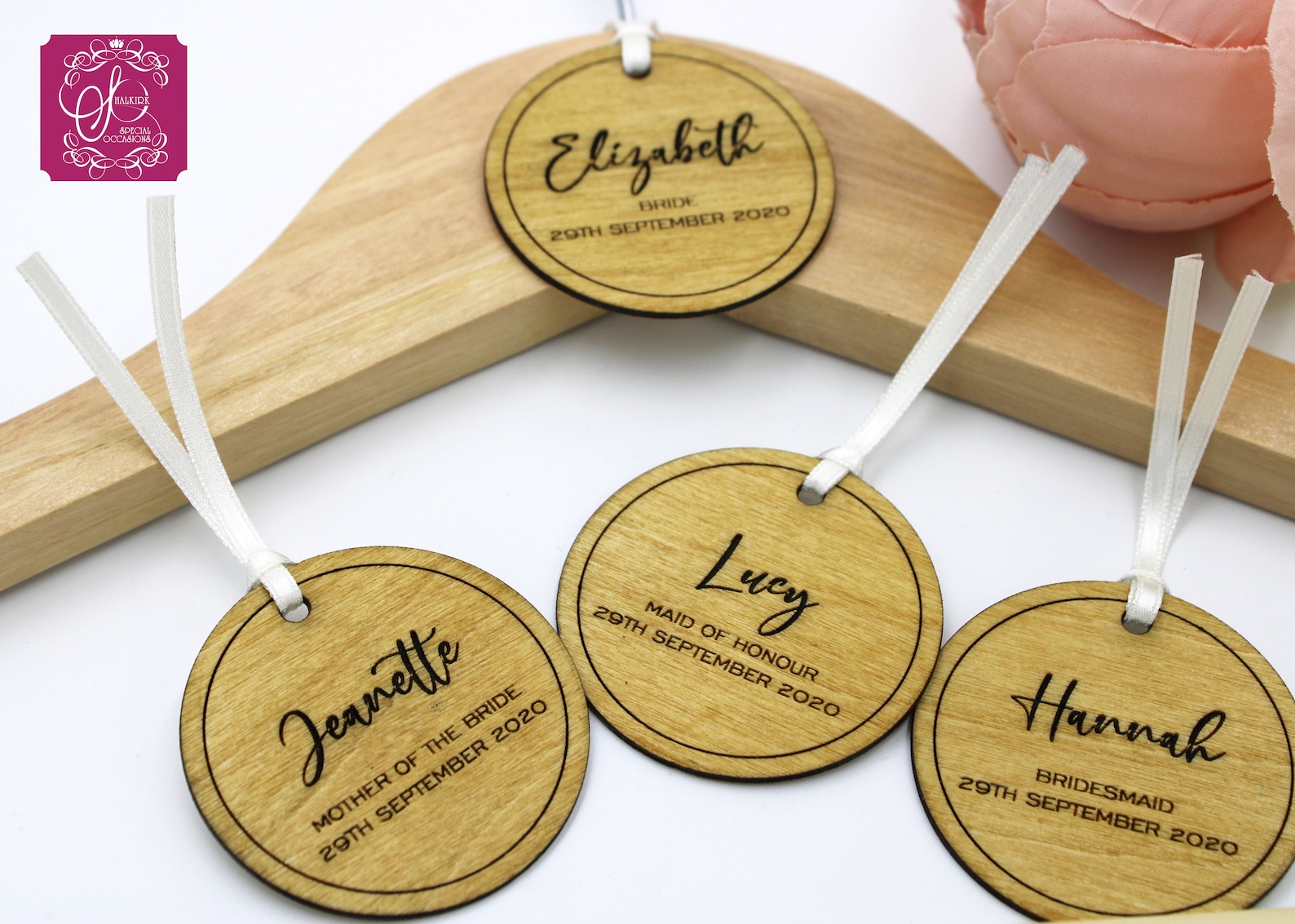 Personalised Wedding Coat Hanger Tag | Etsy