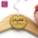 Personalised Wedding Coat Hanger Tag - Etsy UK