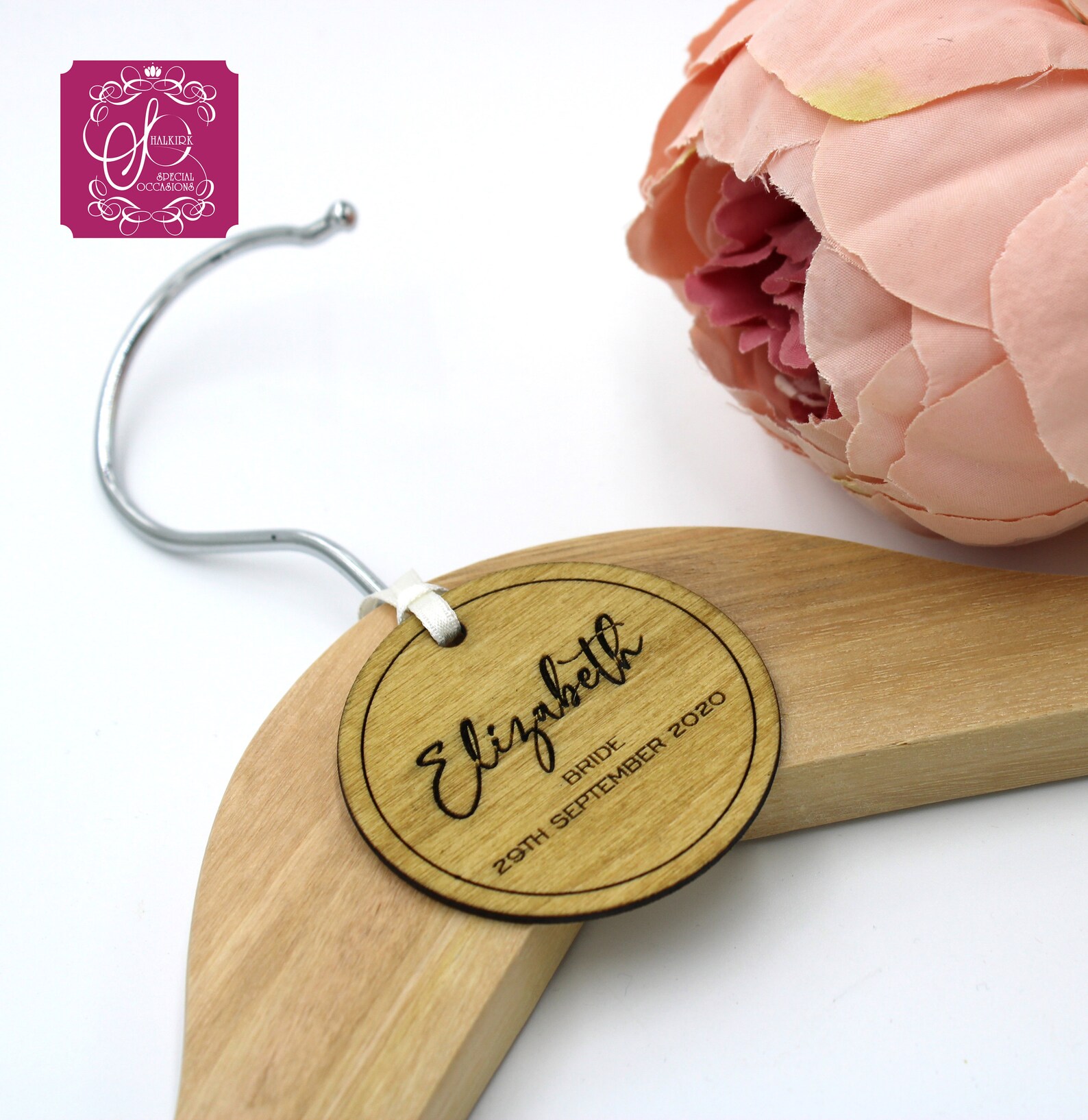 Personalised Wedding Coat Hanger Tag - Etsy UK