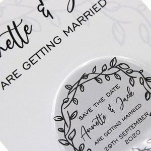 Save the Date Fridge Magnet Classic - Etsy UK