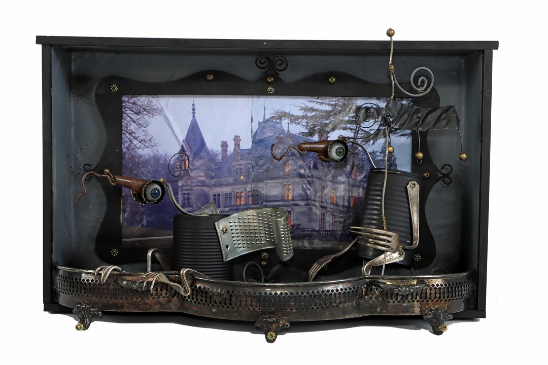 Wall Sculpture*3d Shadow Box Art*weird Dark Decor - Etsy