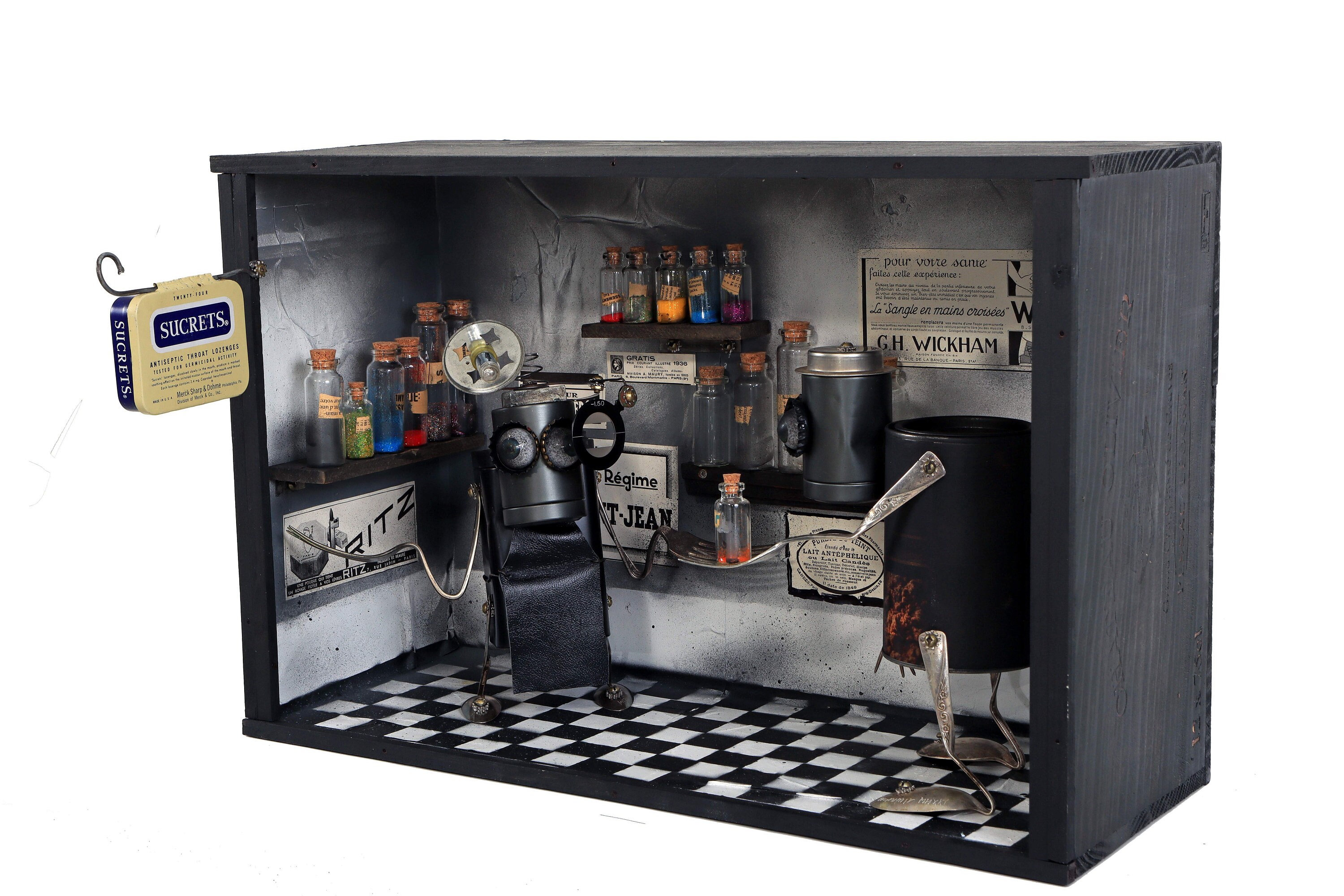 Dark Weird 3d Shadow Box Art Wall Diorama Sculpture - Etsy