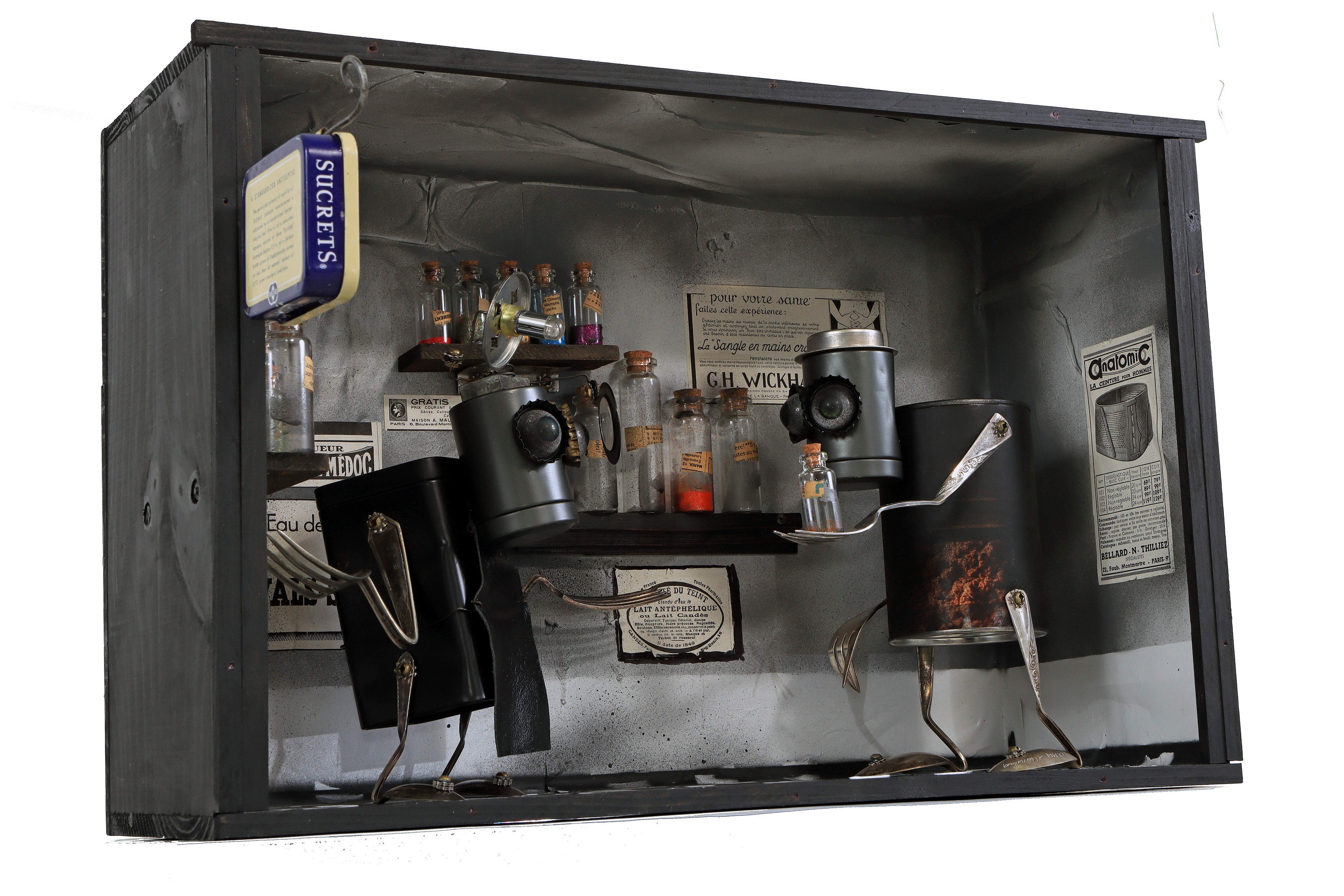 Dark Weird 3d Shadow Box Art Wall Diorama Sculpture - Etsy