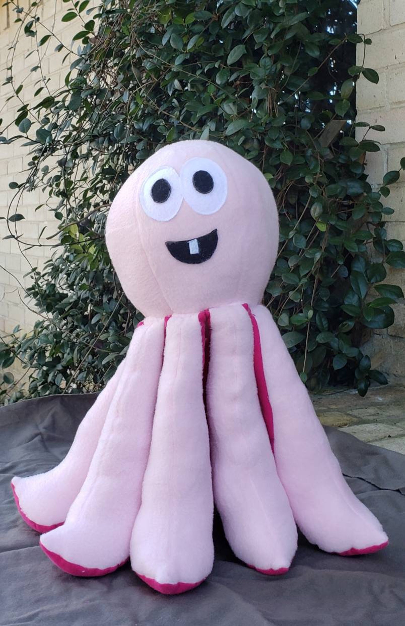 Pink Stuffed Octopus Plushie "octavia" - Etsy