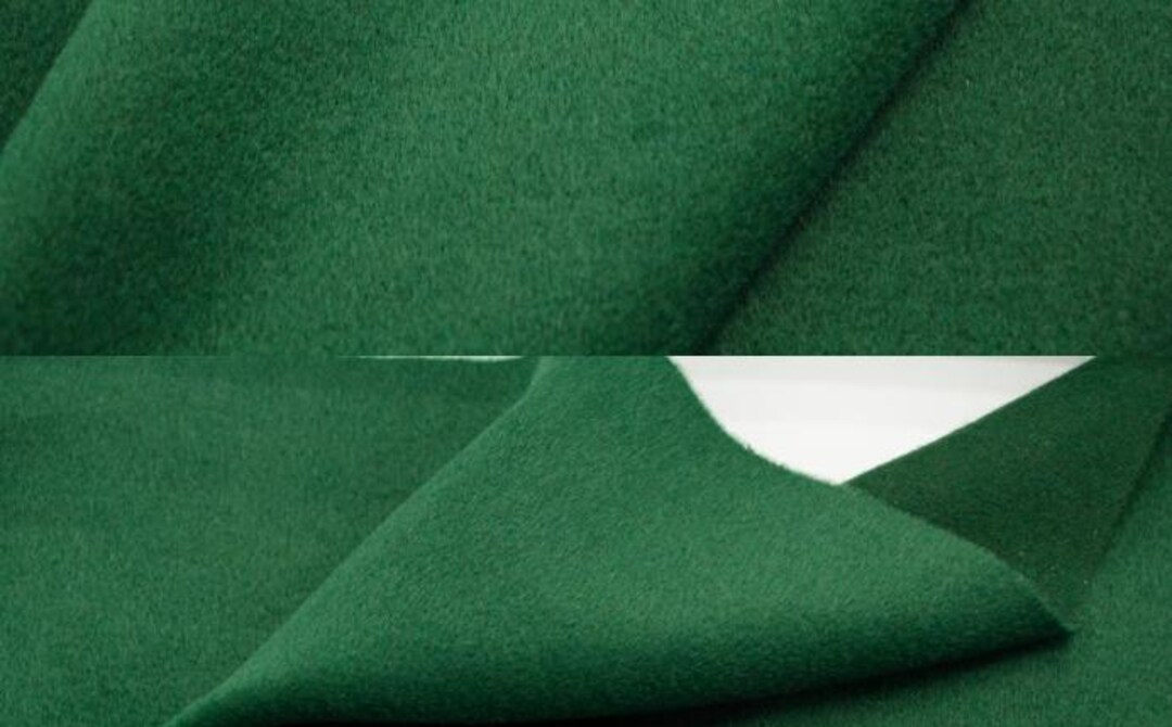 Wool Fabric, Green Color Wool Fabric, Autumn and Winter Thicken Wool ...