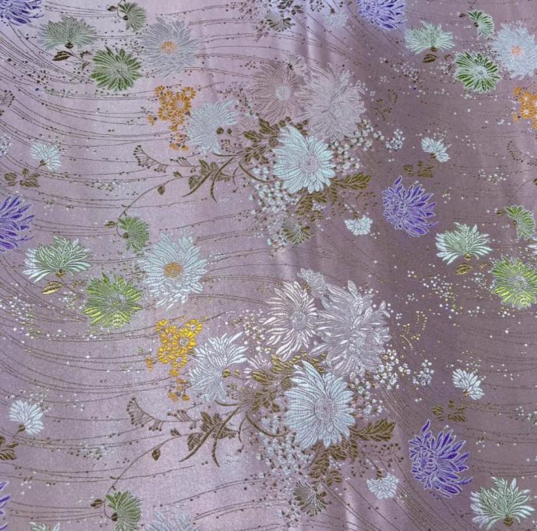 Sale-light Blue Color Brocade Fabric With Wheat Grain Pattern, Cosplay ...