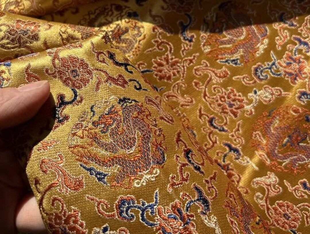 Wide Brocade Fabric, Chinese Style Jacquard Fabric, Imitation Song ...