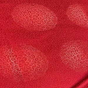 58inches Wide-red Color Brocade Fabric, Jacquard Fabric, Party Dress ...