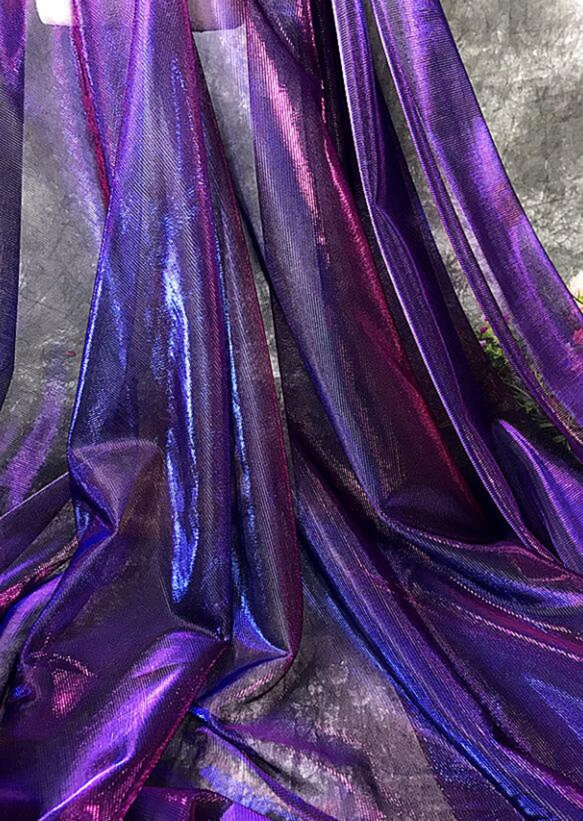 40%off-blue Purple Mesh Fabric Soft Mesh Fabric Wedding - Etsy