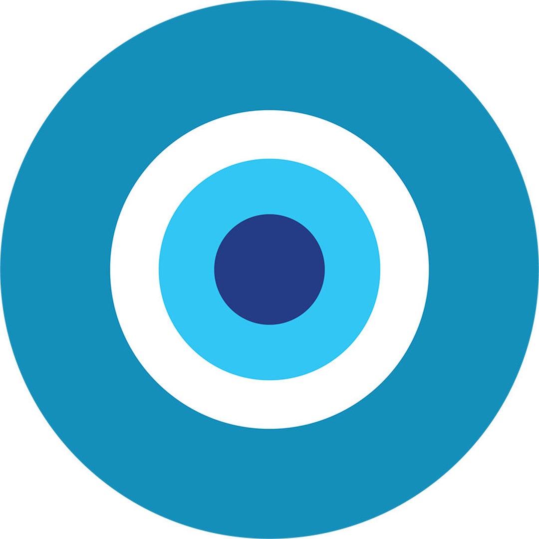 Evil Eye Blue Digital File - Etsy