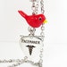 Pacemaker Red Bird Cardinal Necklace Pacemaker Stainless Medical Id ...