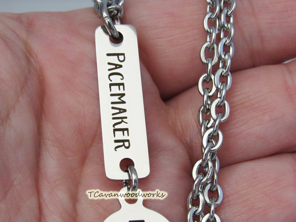 Pacemaker Medical Alert High Quality Stainless Simple - Etsy