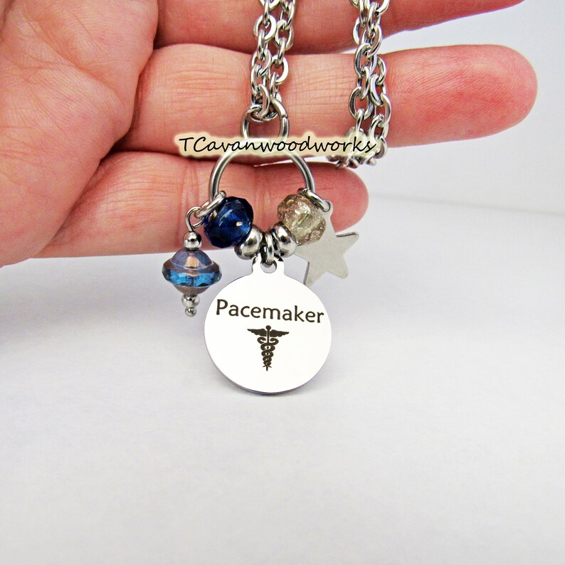 Pacemaker Necklace Celestial Saturn Star Galaxy Stainless - Etsy