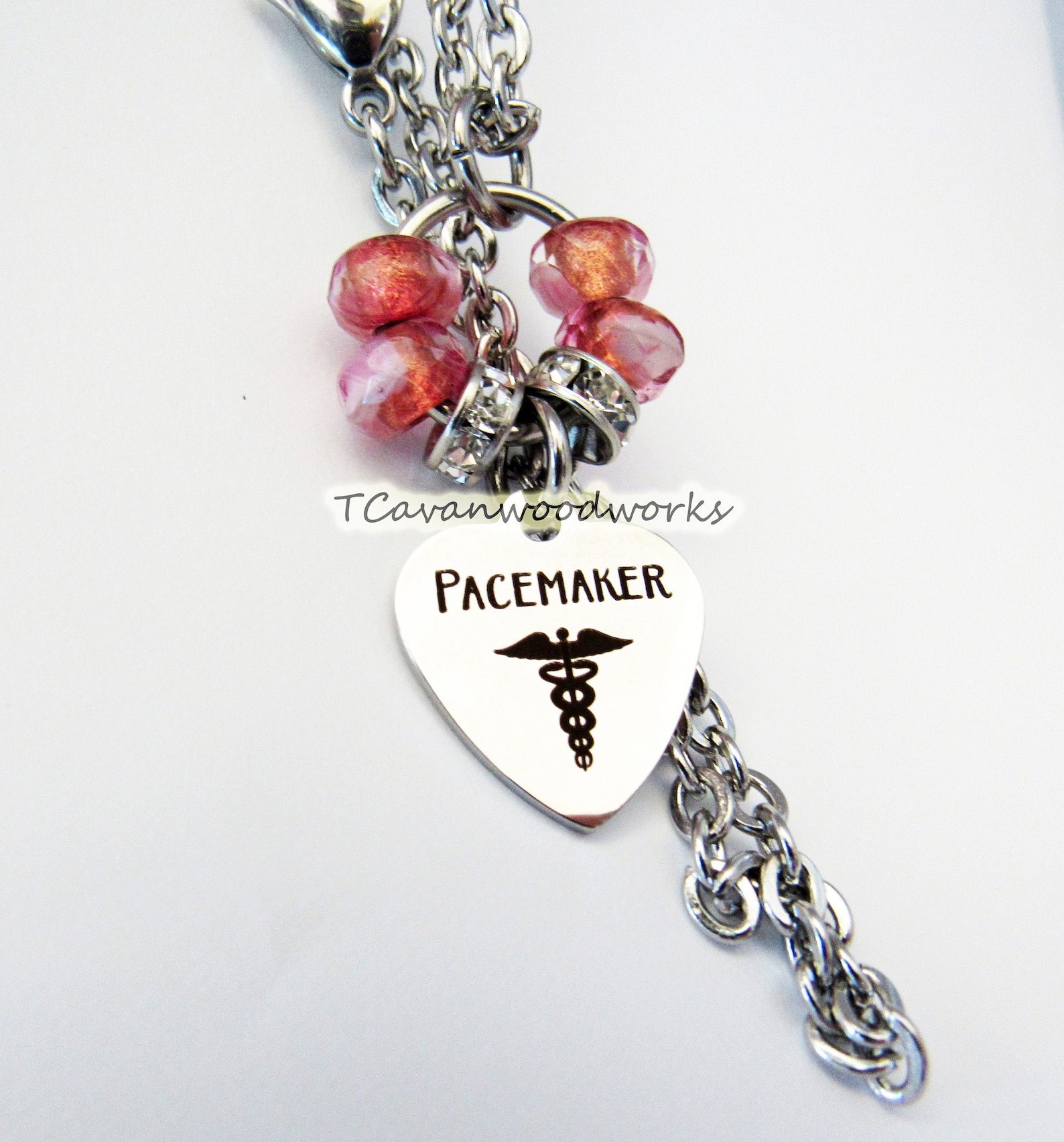 Pacemaker Necklace Medical Alert Id Pacemaker Charm Necklace - Etsy