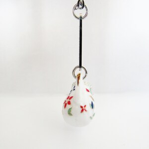 Pacemaker Necklace Floral Ceramic Tea Pitcher Pacemaker Jewelry Gifts ...