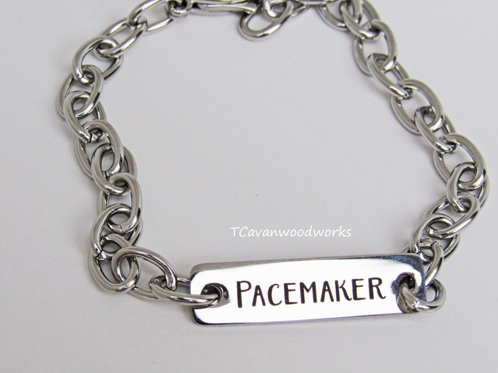 Pacemaker Medical Alert Id Bracelet Stainless Unisex Men and - Etsy