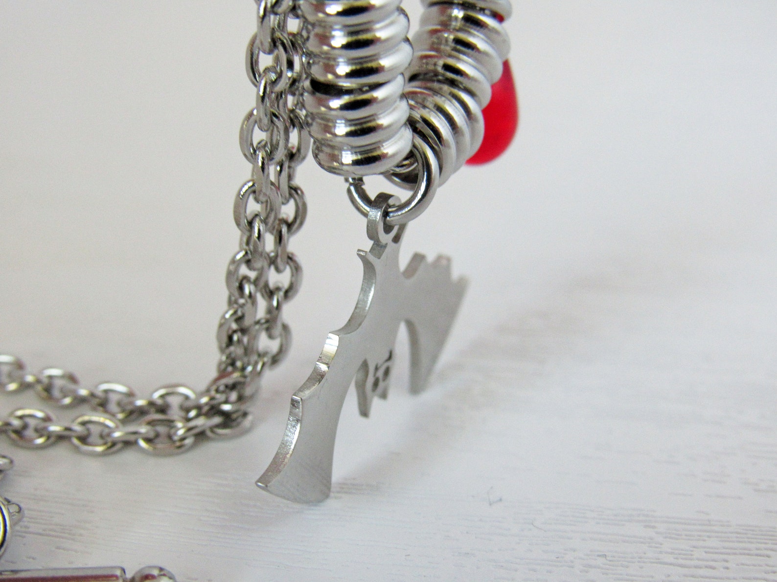 Bat Blood Drop Necklace Phlebotomist Blood Drop Necklace Type 1 ...