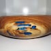 Resin Inlaid Wood Sculpture Mesquite Root Ball Woodturning Blue ...