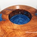 Resin Inlaid Wood Sculpture Mesquite Root Ball Woodturning Blue ...