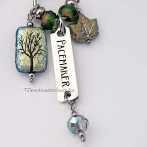 Pacemaker Id Necklace Maple Leaf Tree Charm Stainless Pacemaker Alert ...