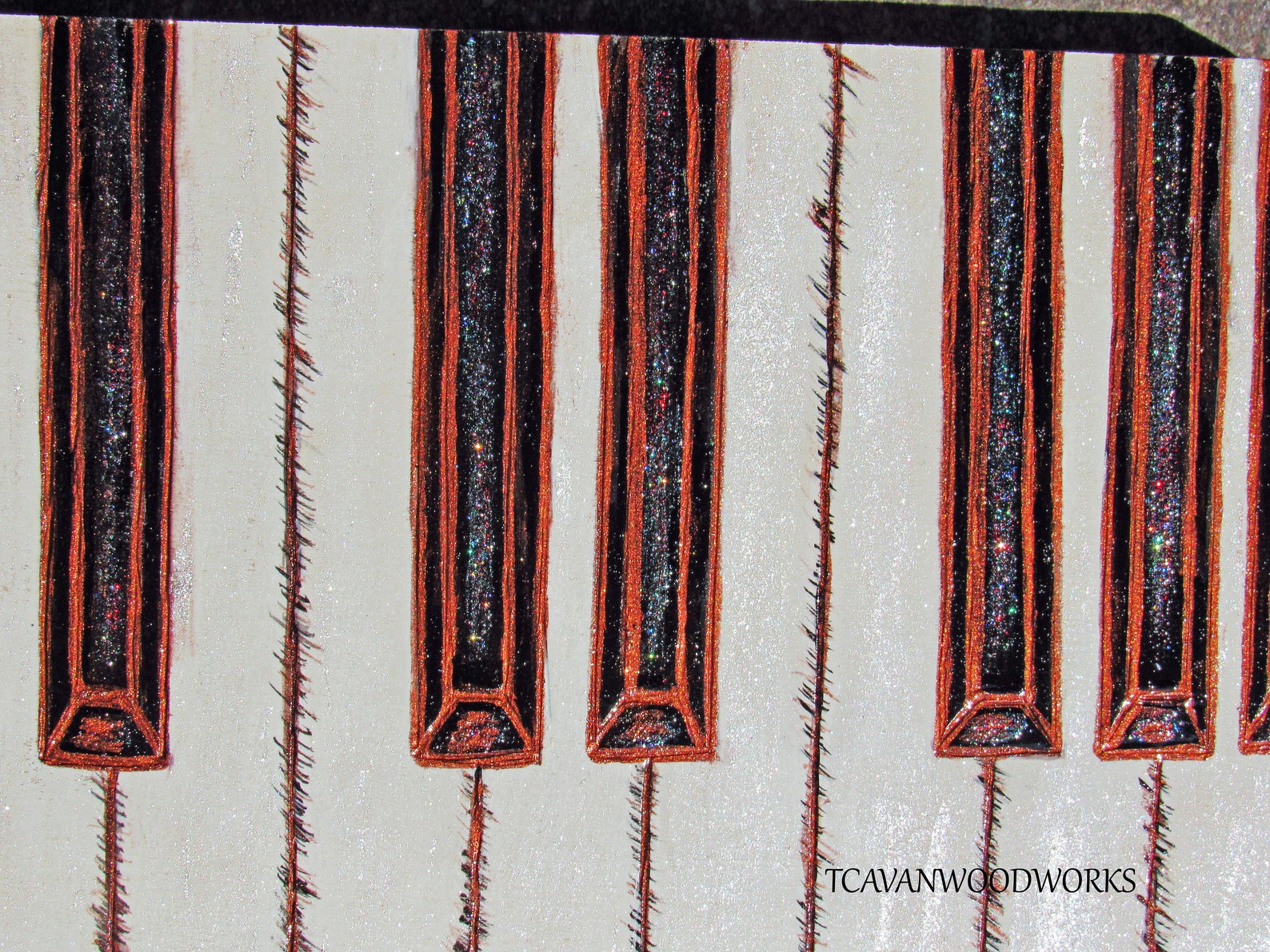 Piano Art Piano Painting Piano Keys Keyholder Piano Wood - Etsy
