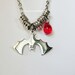 Bat Blood Drop Necklace Phlebotomist Blood Drop Necklace Type 1 ...